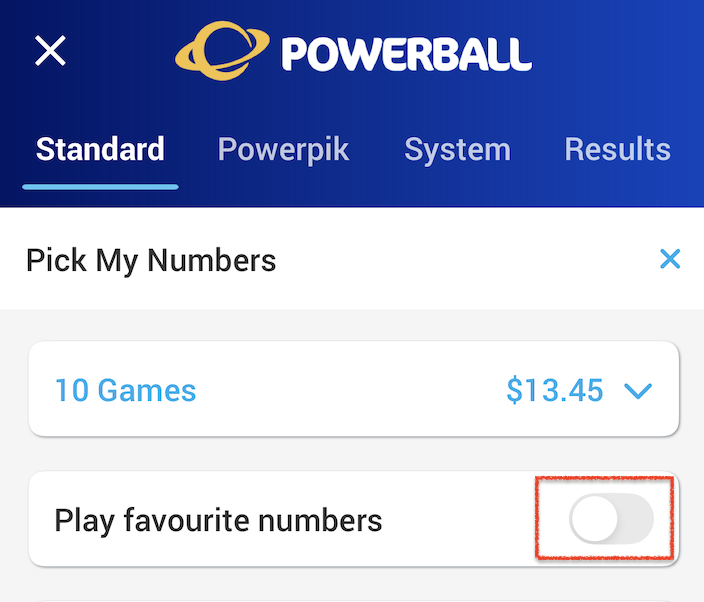 Favourite Numbers – oz.lotterywest